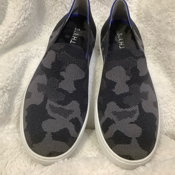 Rothy's | Shoes | Rothys The Original Gray Camo Textile Slip On Sneaker ...
